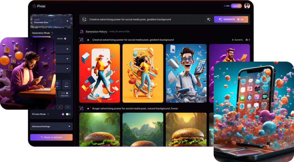 PixiAi - Best AI Image Generator for Stunning Visuals